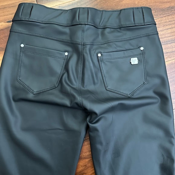Freddy | Pants & Jumpsuits | Freddys Now Black Faux Leather High ...